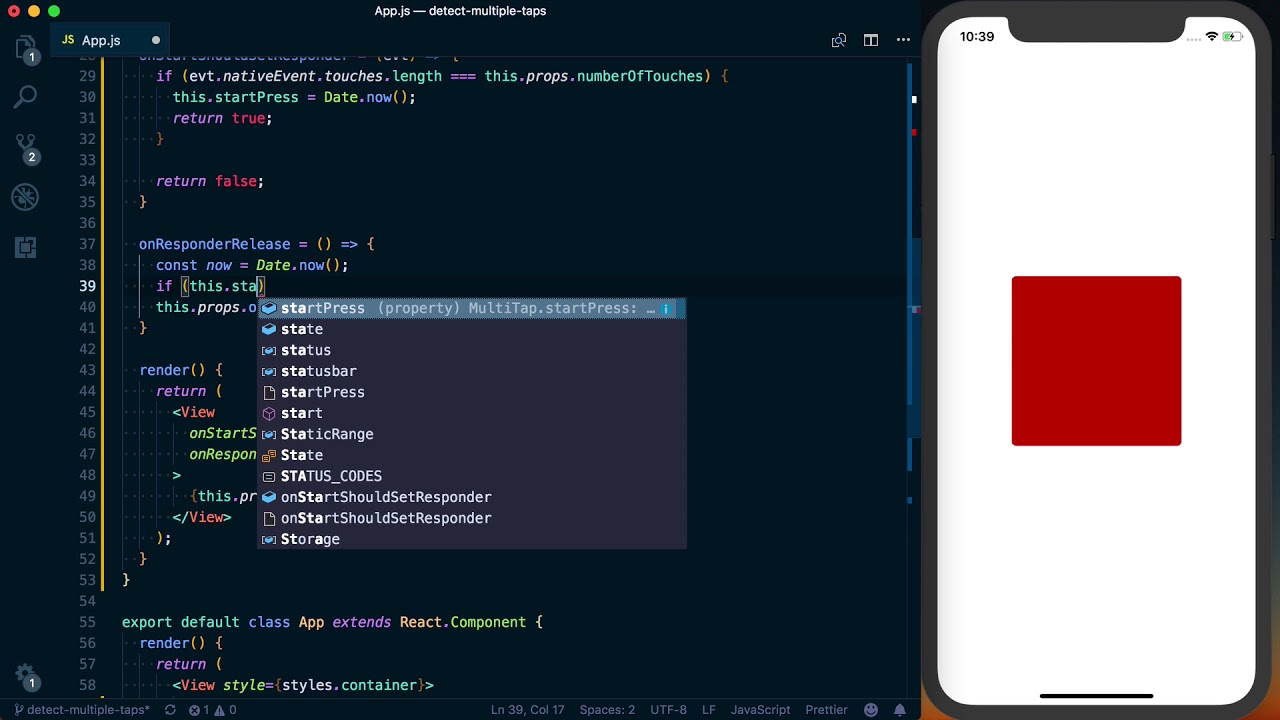 Implement A Long Press Button With React Natives Gesture Responder 1823