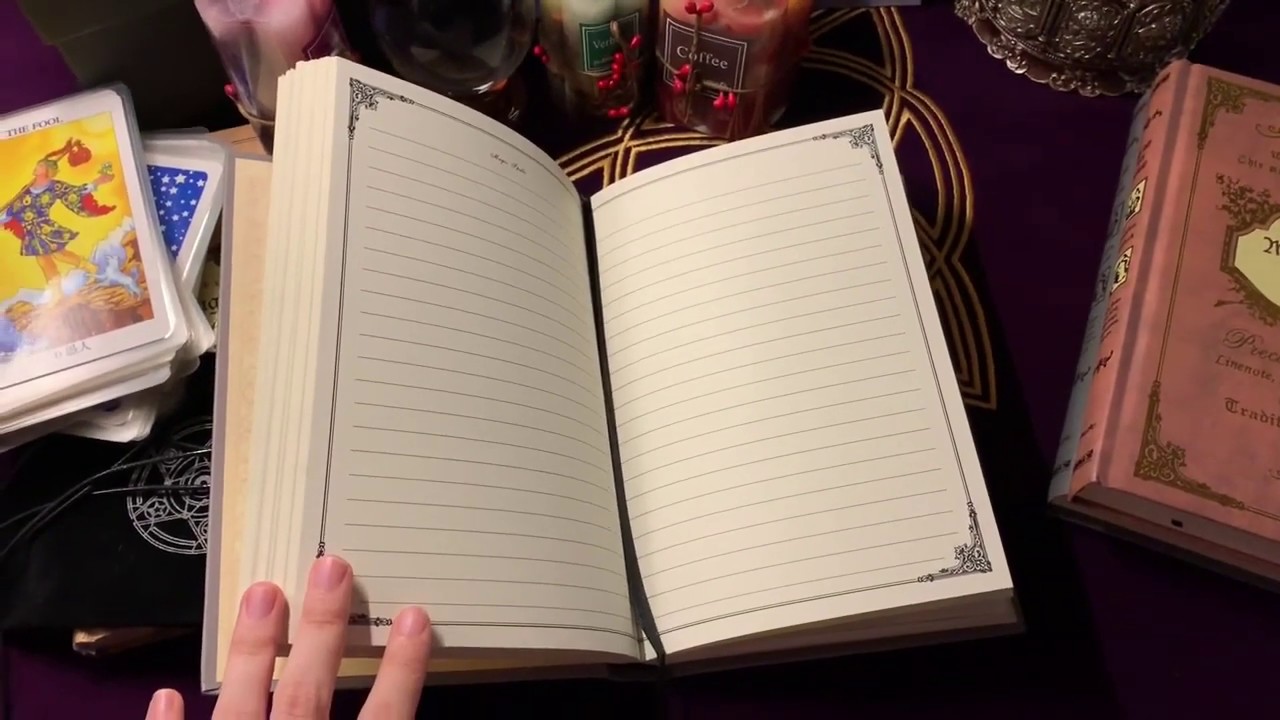 Small Pocket Vintage Notebook Handcover Magic Spells Pockets Book ...