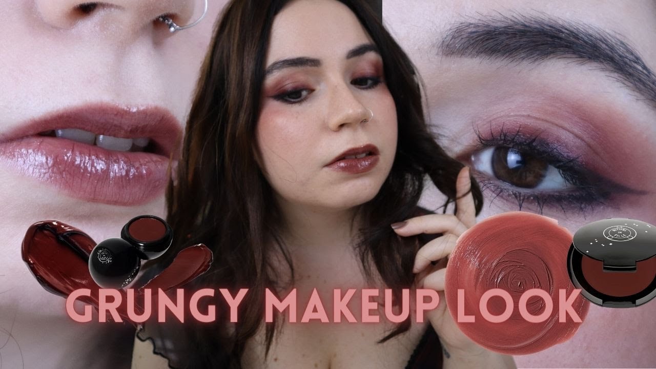 Grungy makeup look tutorial // My FAVOURITE type of look, 90's inspired ...
