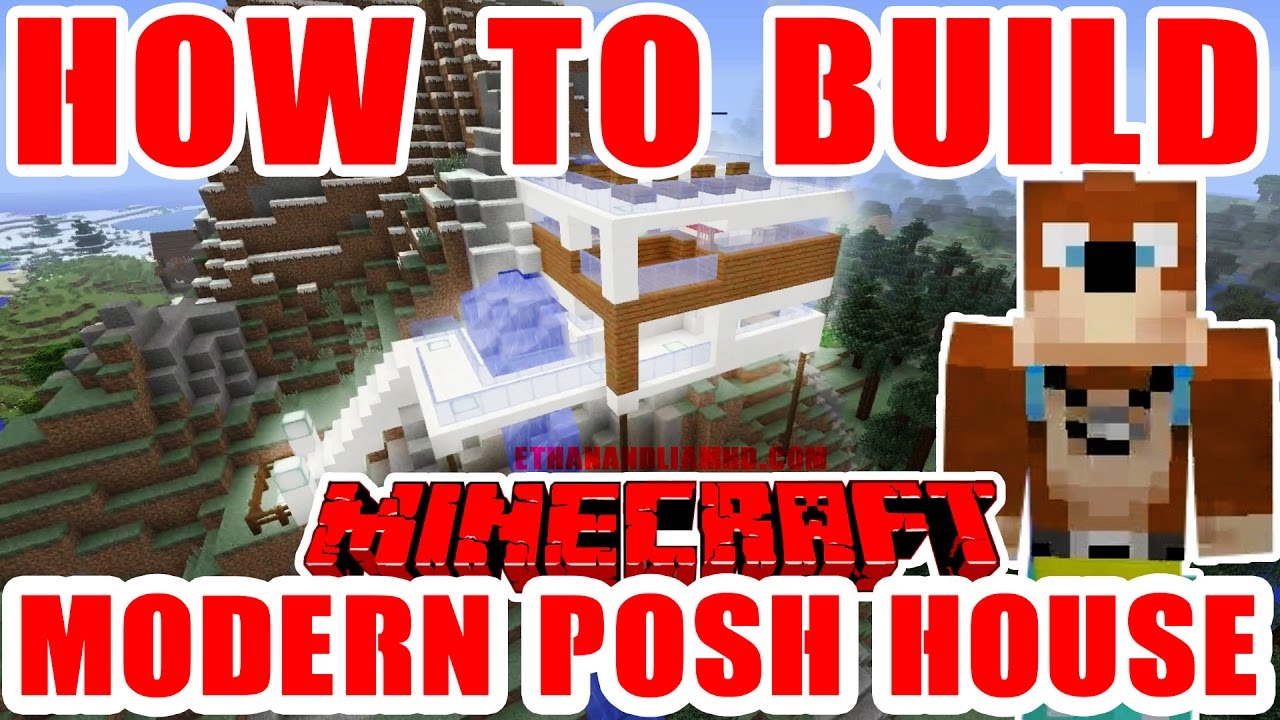 How to Build a Modern Hillside House in Minecraft - YouTube