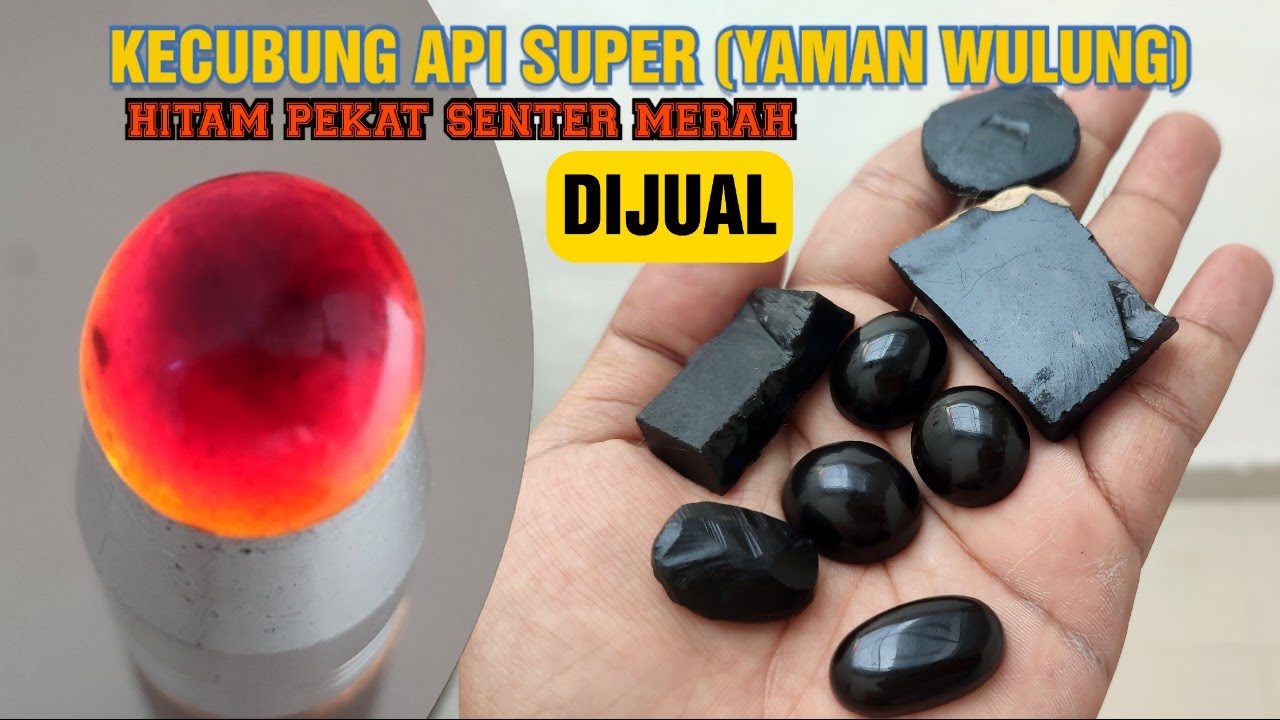 READY NIH LOSTUNE KECUBUNG API HITAM PEKAT SENTERAN MERAH PLONG - YouTube