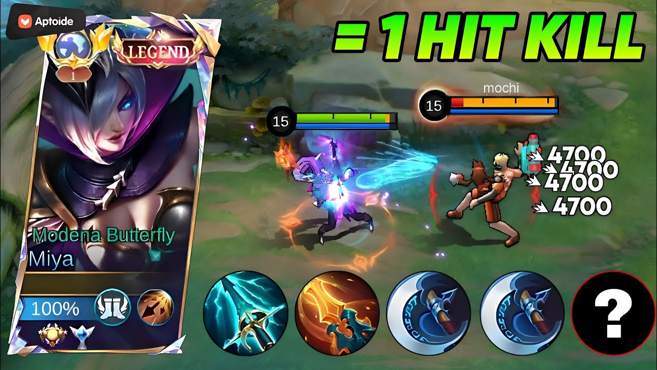 MIYA 1 HIT KILL BUILD 2025 IS HIRE! 100% broken 💀🔥 ( MUST TRY ) ~ MLBB ...