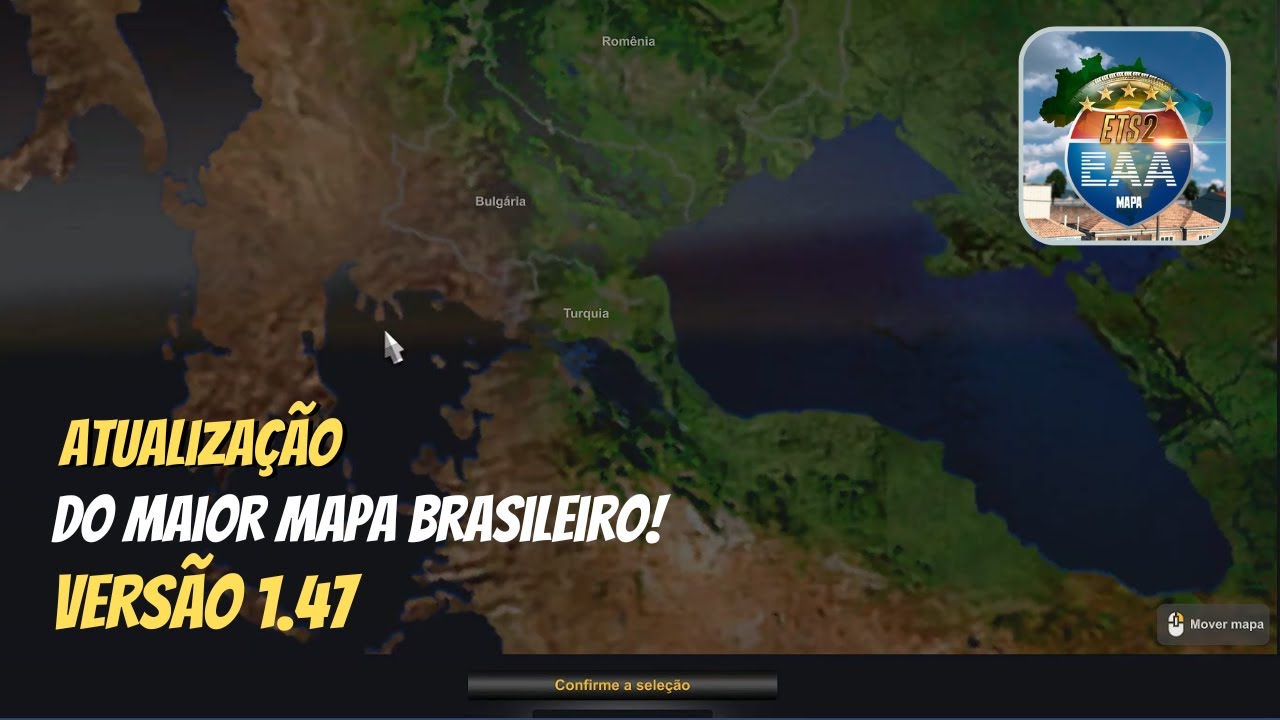 COMO FAZER DOWNLOAD E ATIVAR O MAPA EAA 1.47 DO ETS 2 - YouTube