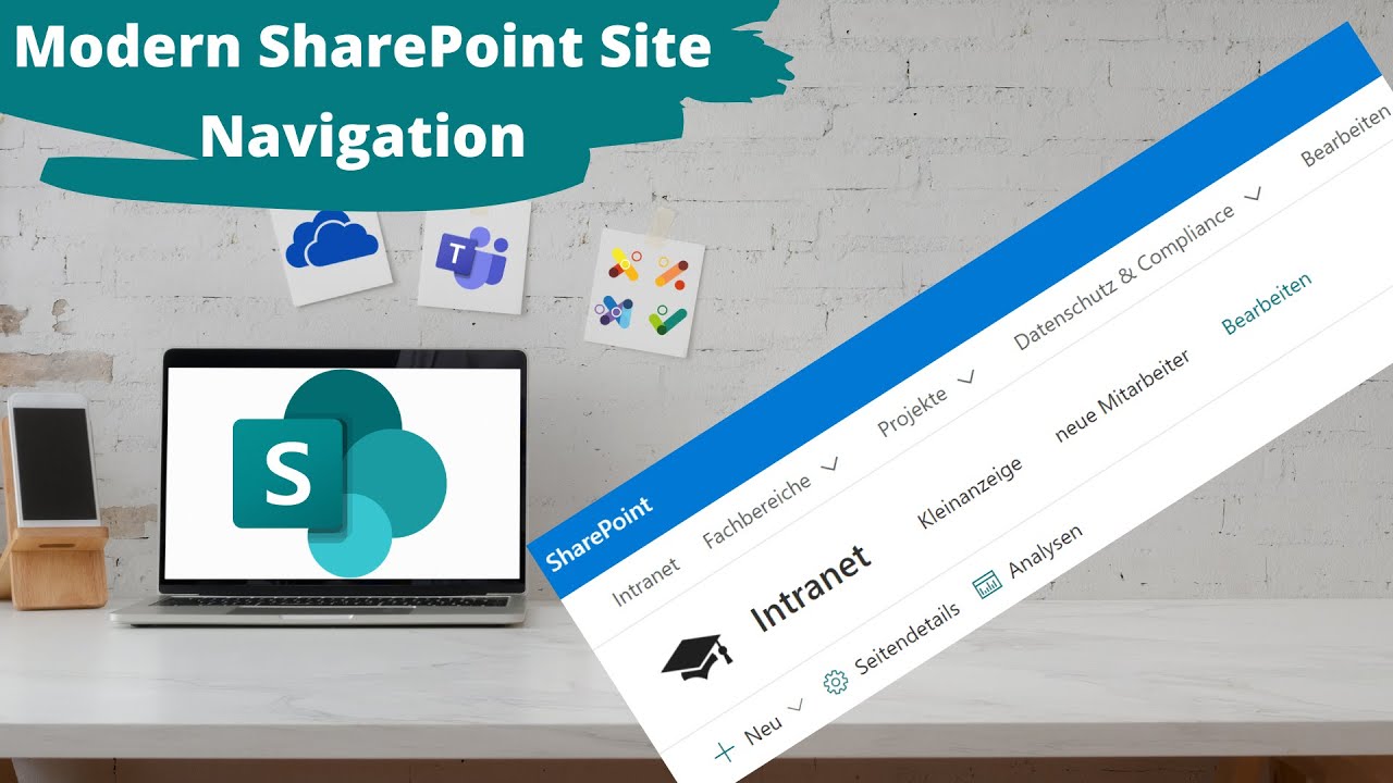 Modern SharePoint Site | 03 Hub-Navigation und Website-Navigation ...