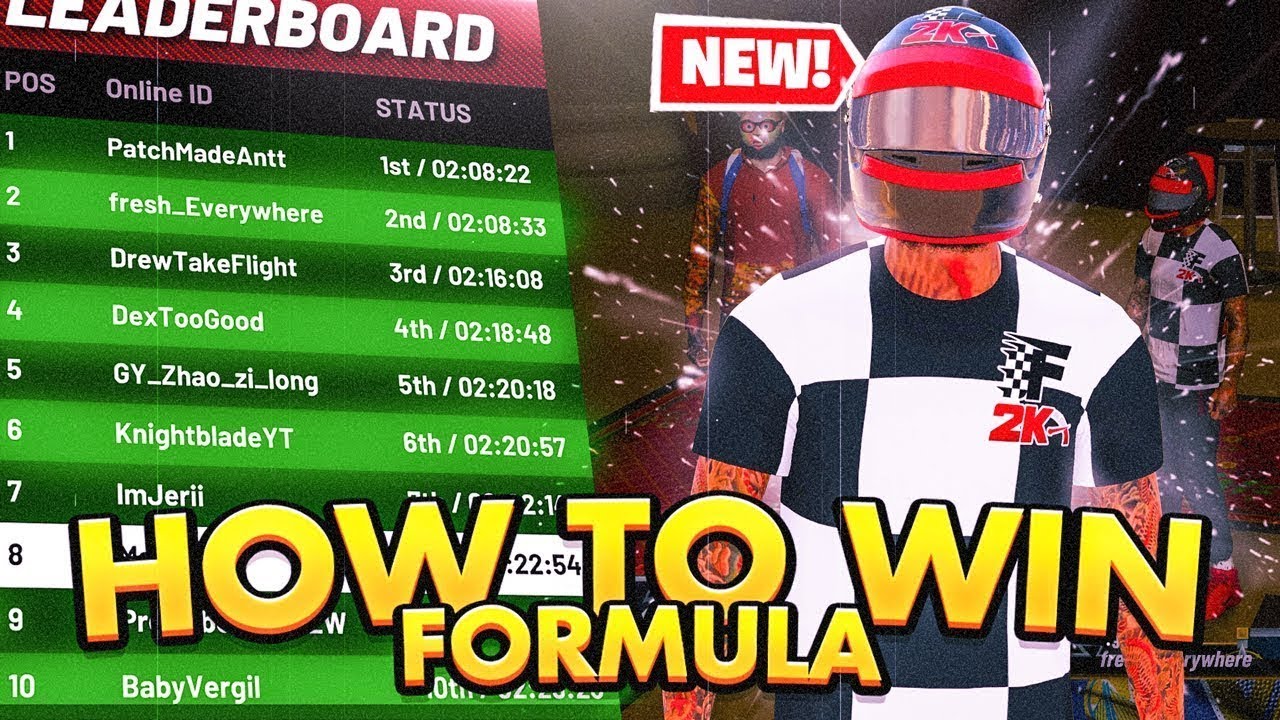 HOW TO WIN FORMULA IN NBA 2K20 WITHOUT EVEN PLAYING!! FORMULA 2K BEST ...