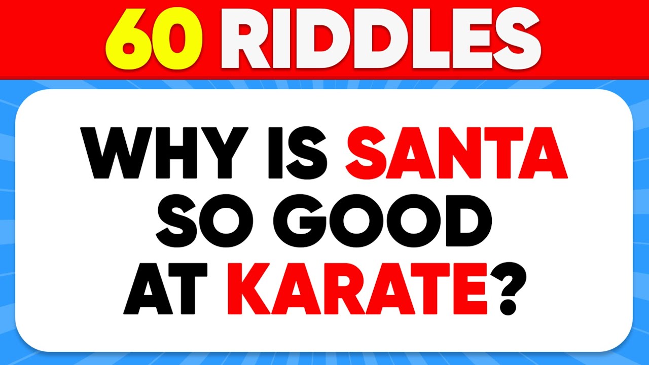 Only a Genius Can Solve These Riddles 🧠 CHRISTMAS EDITION 🎅 Brain ...