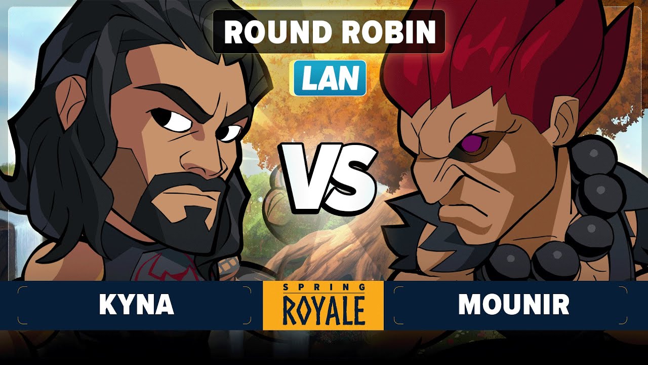 Kyna vs Mounir - Round Robin - Spring Royale 2024 - LAN 1v1 - YouTube