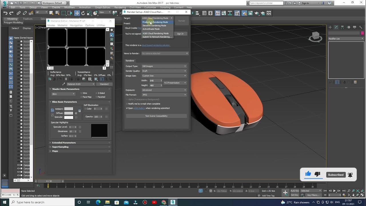 Black Material Editor 3DS Max - YouTube
