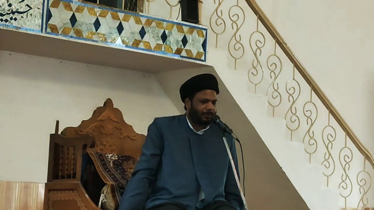 Molana Syed Jafar Rizvi sb. Majlis e Chahlum Haji Syed Raees Mohammad ...