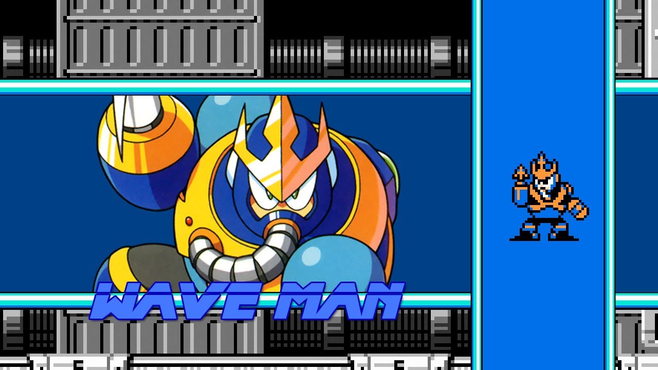 Ultimate Challenge Mega Man: Wave Man (No Damage, No Miss, Buster Only ...