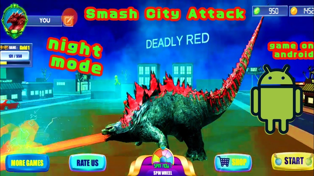 Godzilla Destroys City - Android Gameplay #2 - Smash City Attack ...