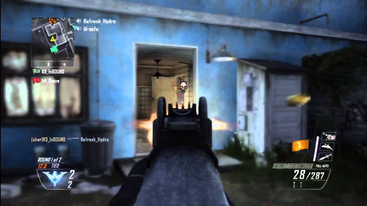 BO2 | CTF Standoff Relaying flag for victory - YouTube