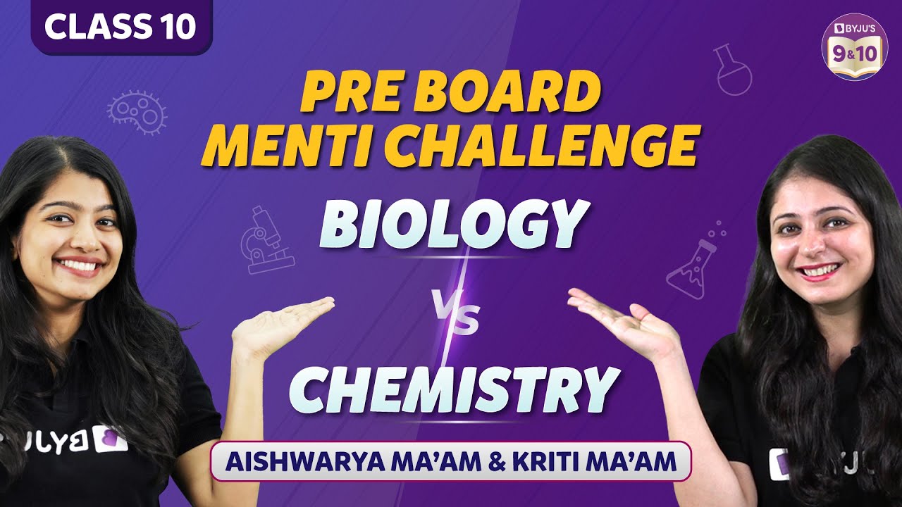 Chemistry Vs Biology | Class 10 Science Important Questions: Menti Challenge | Pre-Board Exams ...