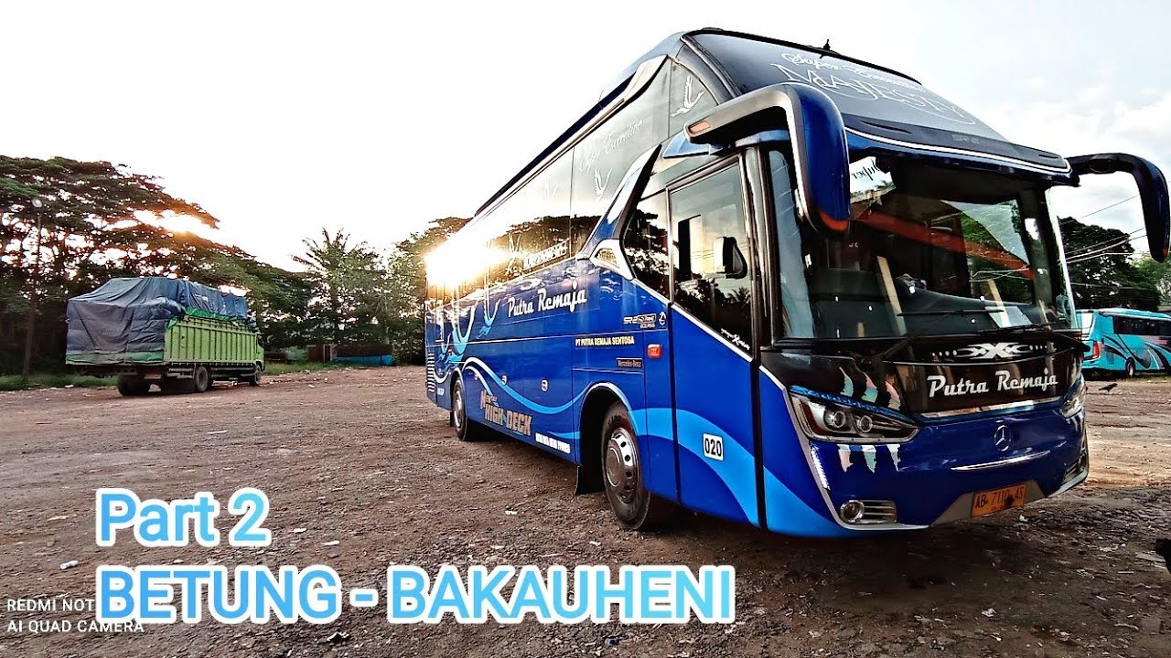 Bus Putra Remaja SE-21, Termewah di Rutenya ;Trip JAMBI-JOGJA (Part 2 ...