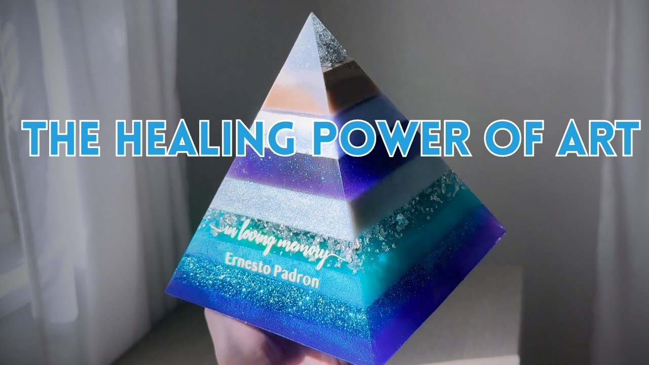 Watch me make resin pyramid with mica powder, glitter, & ashes | My ...
