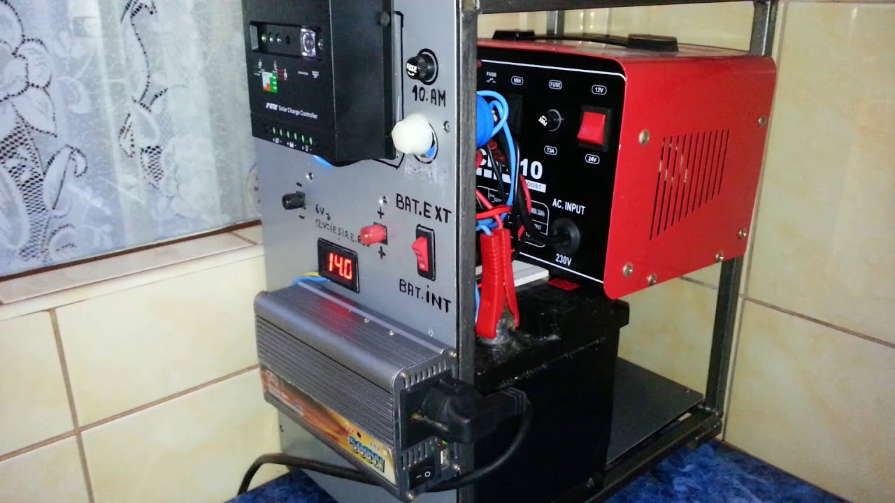 UPS FĂCUT ACASĂ..UPS homemade. - YouTube