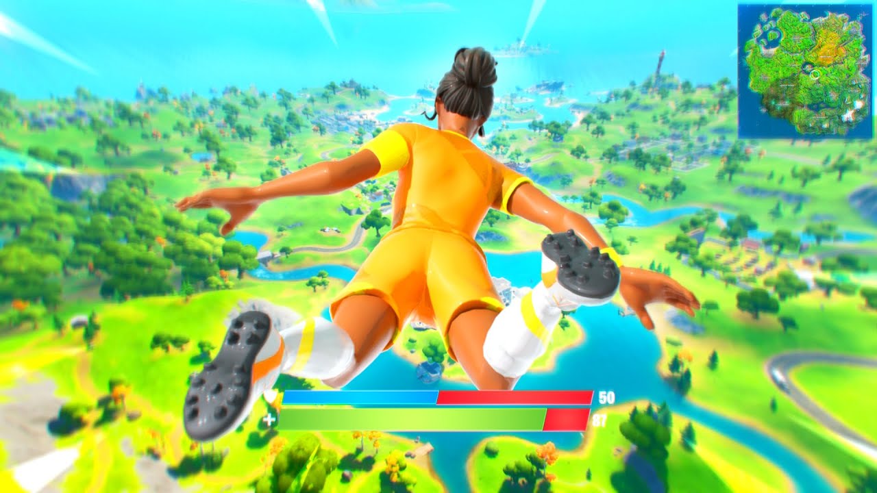 if i take fall damage in fortnite, the video ends (part 2) - YouTube