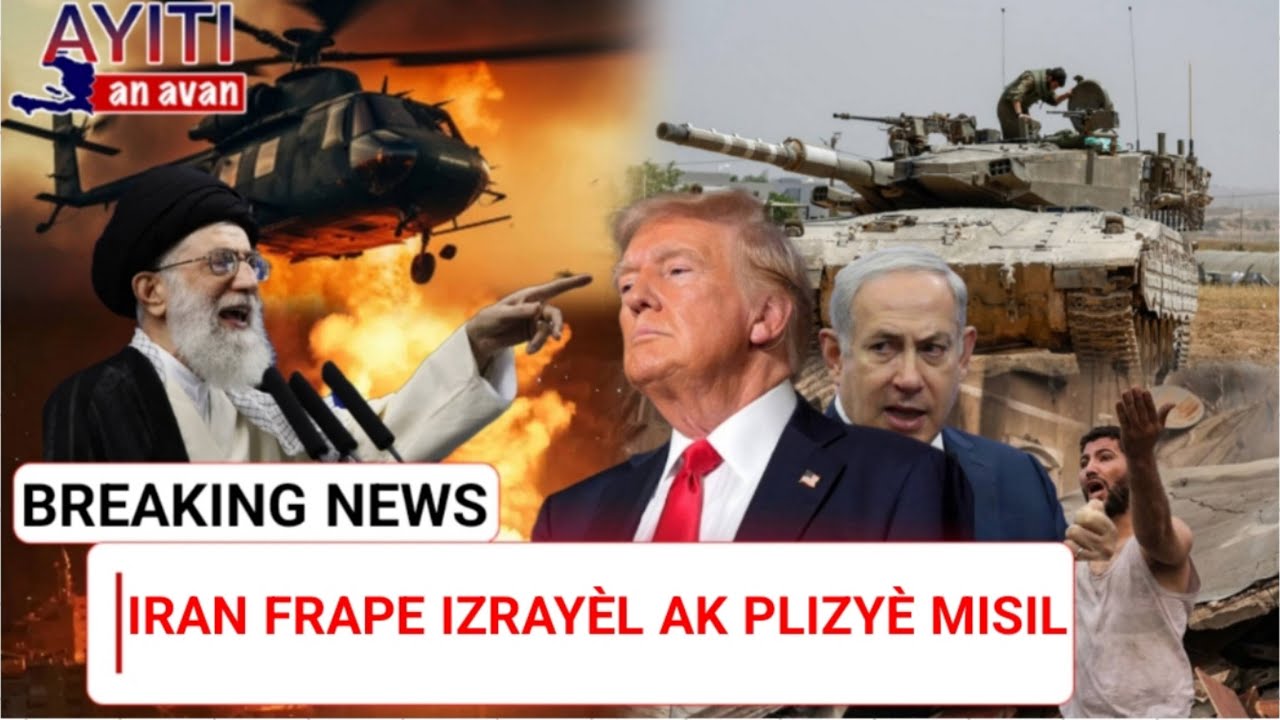 Flash 🚨 Lame Iran bonbade plizyè kote nan Israël anpil moun viktim ...