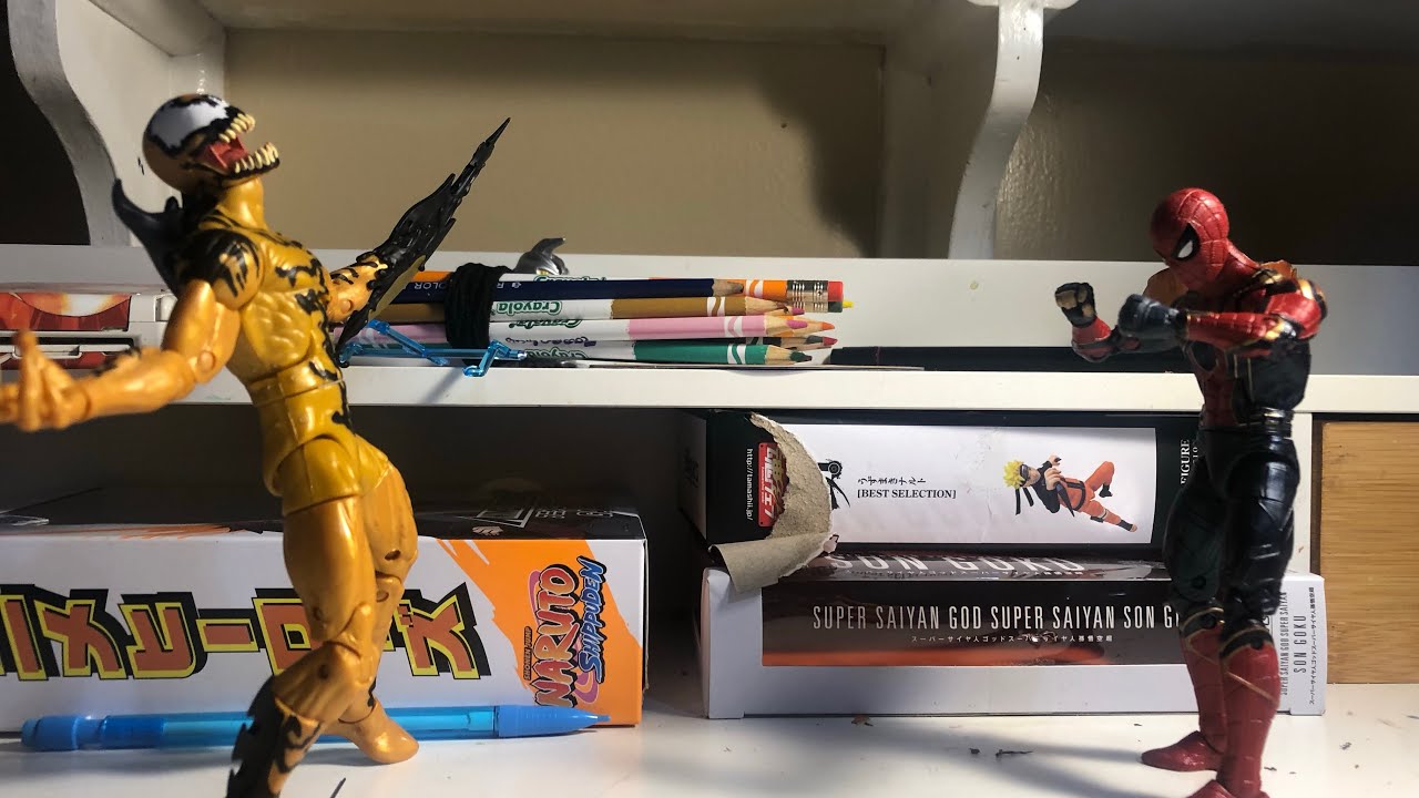 Spider-Man vs Phage stop motion fight - YouTube