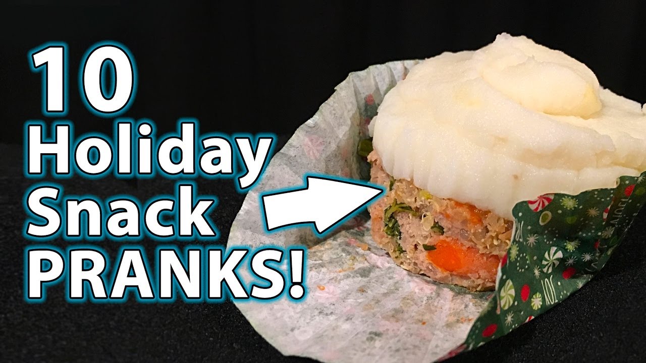 10 TOP HOLIDAY FOOD PRANKS!! (Easy Snack Tricks!!) - YouTube