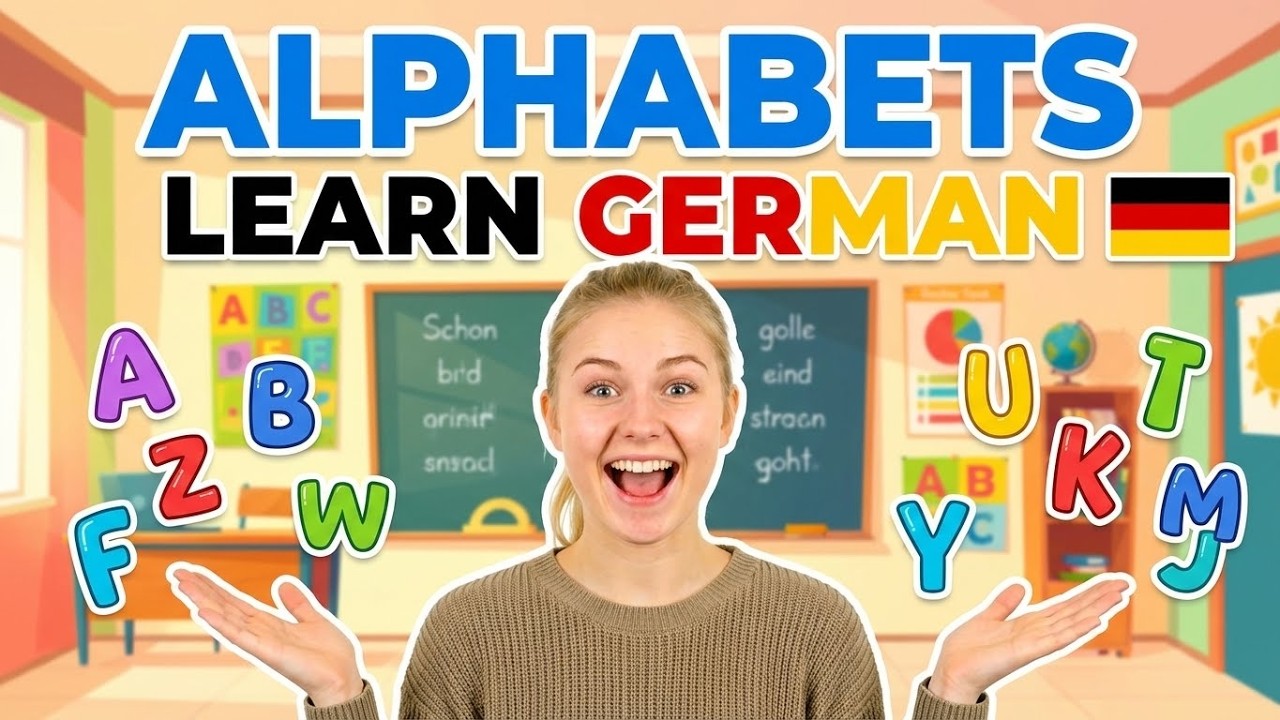 Learn German Alphabet & Pronunciation | Lesson 3: Das Deutsche Alphabet ...