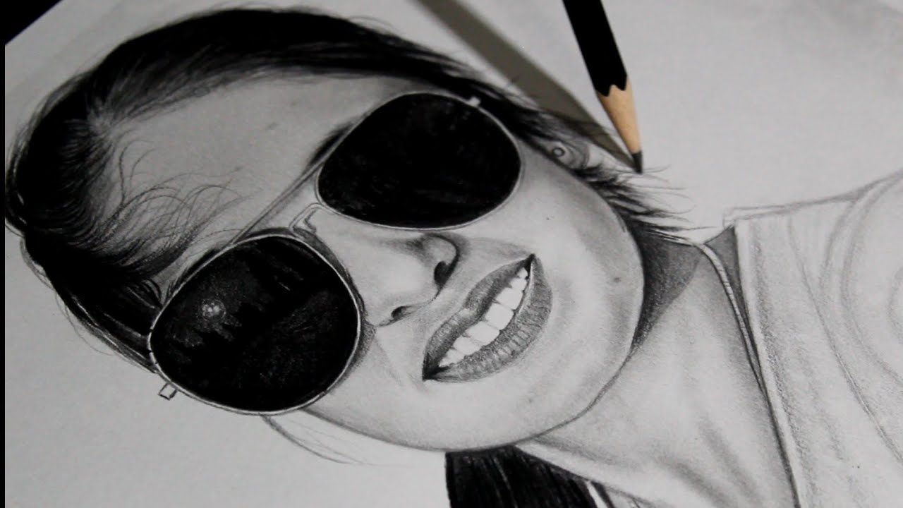 How I Give Final Touch To My Drawing - YouTube