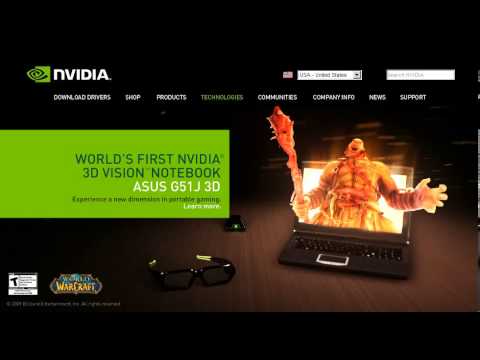 ASUS 3D Vision Notebook Web Main Feature Graphic - YouTube