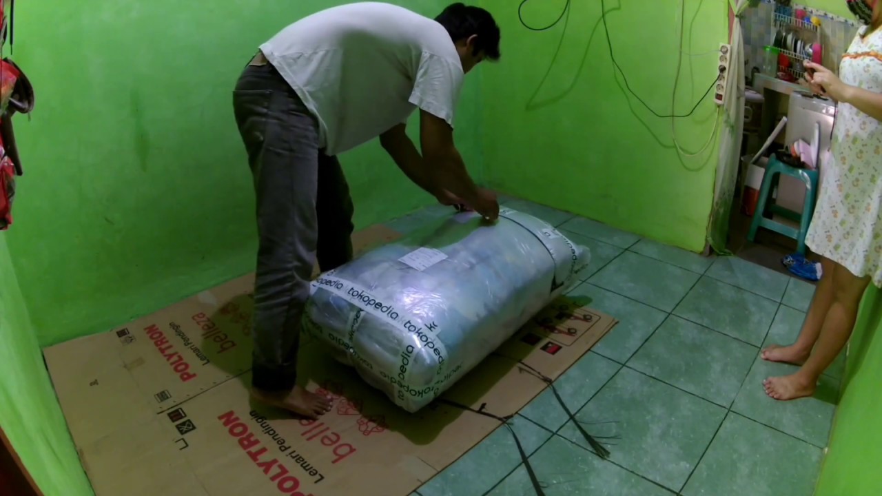 Waww !!! begini bentuk packing busa inoac sebelum di buka - YouTube