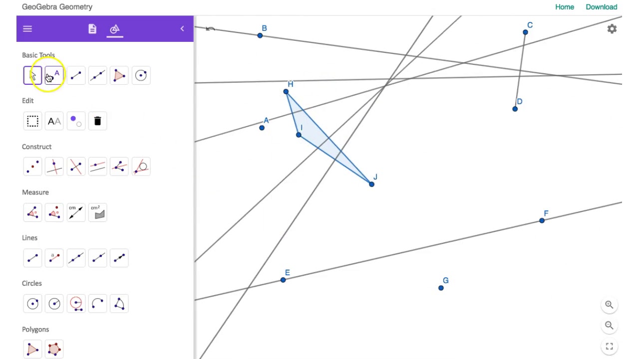 Learn how to use the Perpendicular Bisector Tool - YouTube