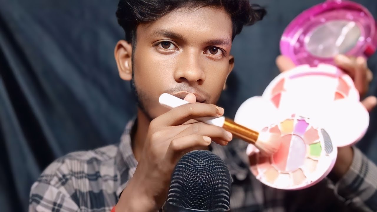 ASMR Makeup Your Face 🎨 🖌️ - YouTube