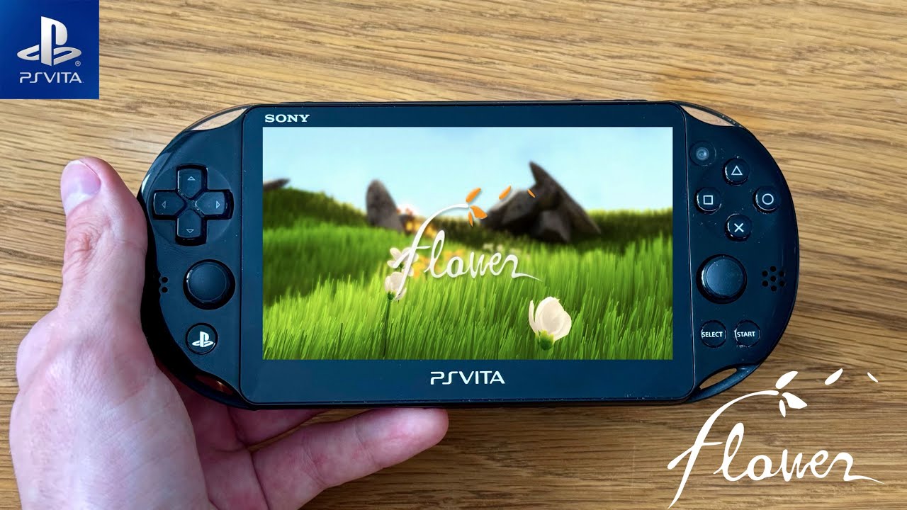Flower | PlayStation (PS) Vita Slim Gameplay - YouTube