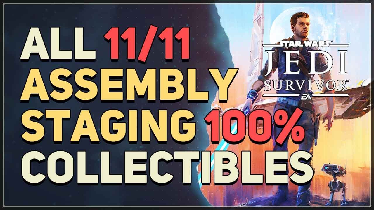 Assembly Staging 100% All Collectibles Star Wars Jedi Survivor - YouTube