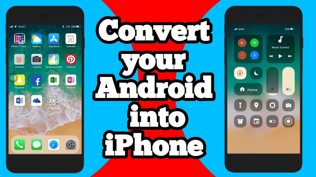 Completely convert your Android into iPhone || Use your android as ...
