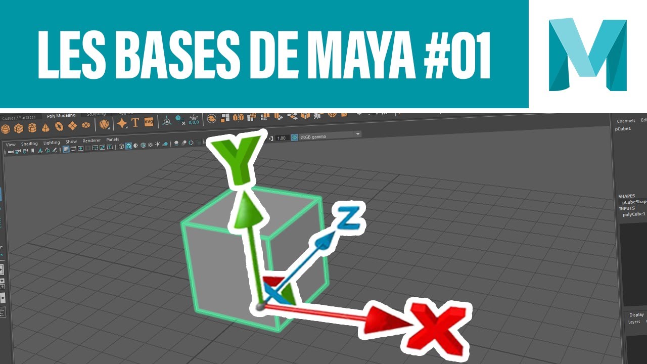 LES BASES DE MAYA #1 - Tutos 3D Maya - YouTube