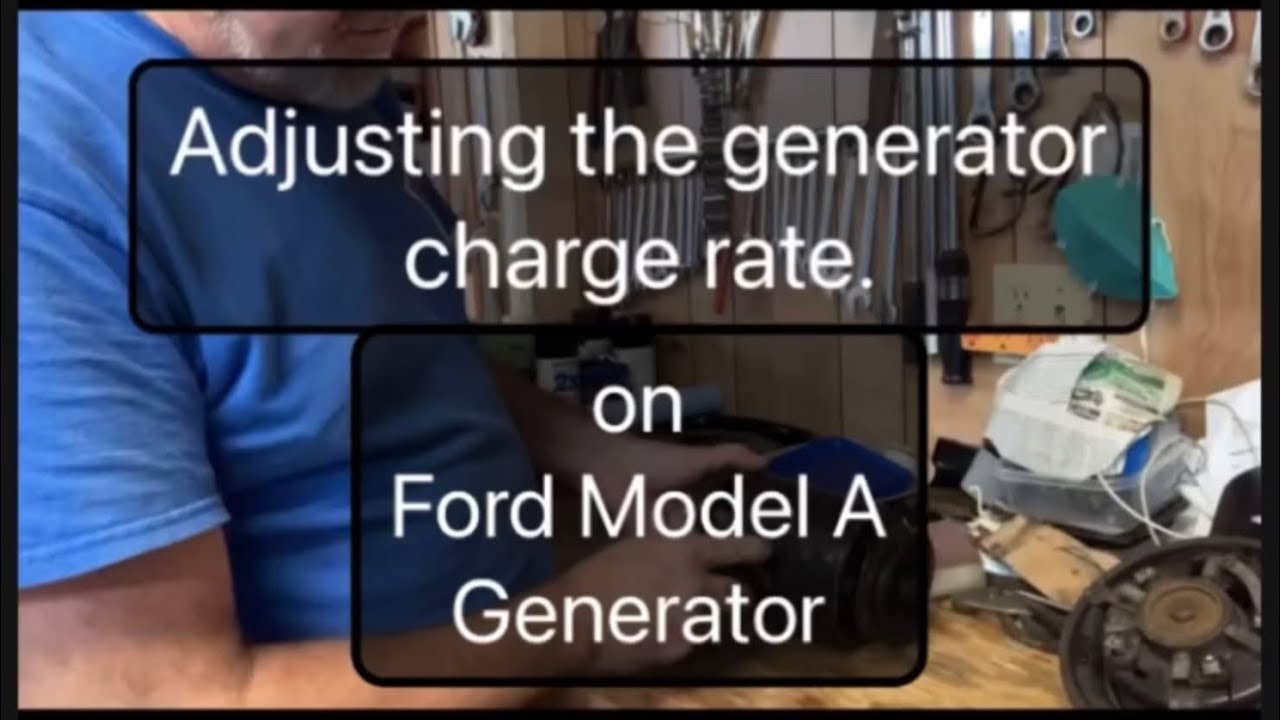 Model A How-to: Adjust generator charge rate #ford #car #restoration # ...