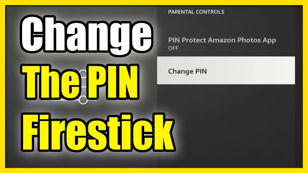 How to Change PIN Password on Amazon Fire TV Stick (Parental Controls ...