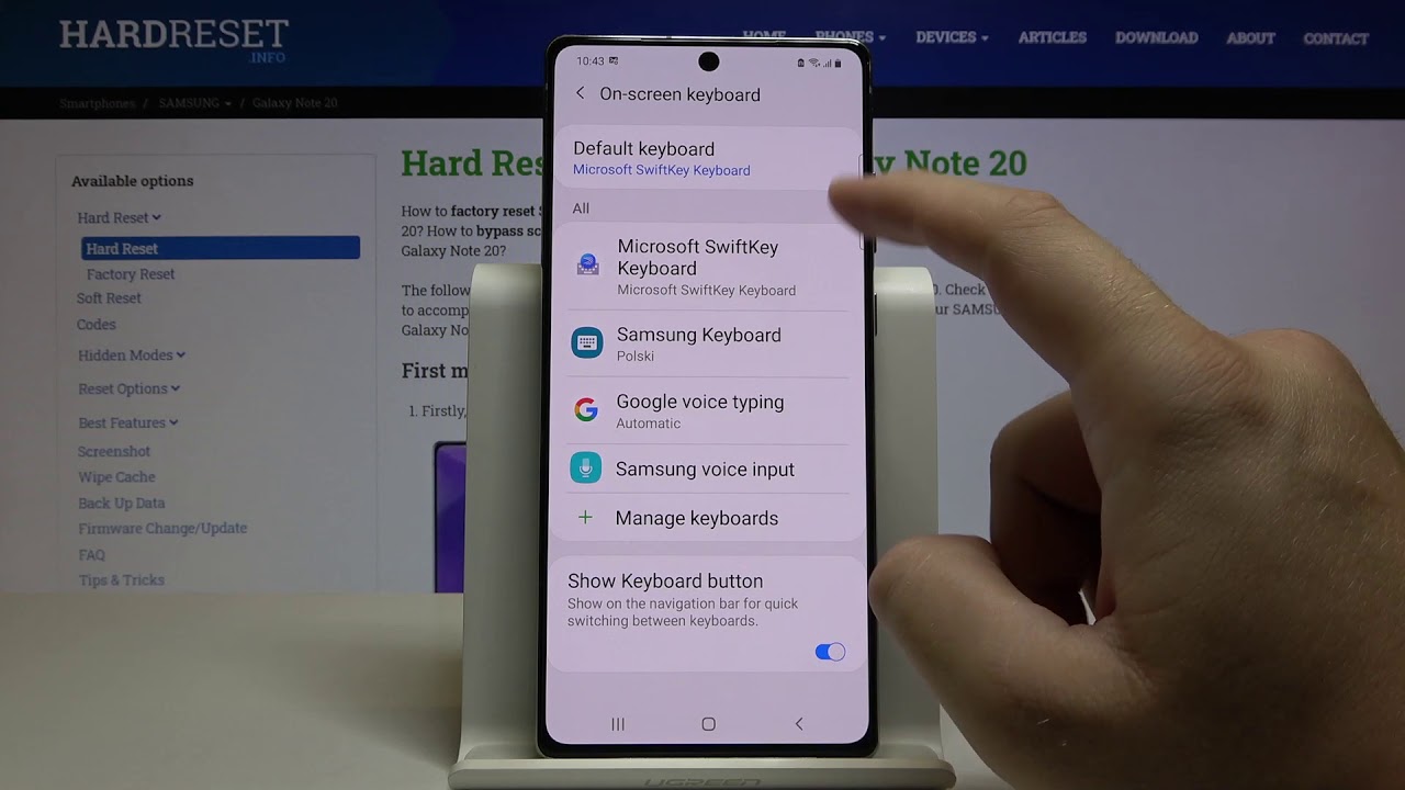 How To Enter Text Correction Options In SAMSUNG Galaxy Note 20 Turn How To Enter Text Correction Options In SAMSUNG Galaxy Note 20 Turn