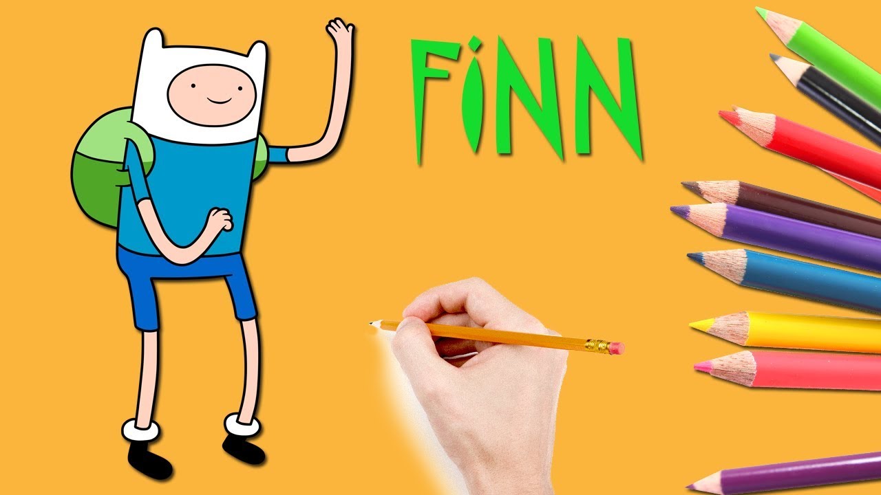 How To Draw Color Finn Easy And Simple Steps To Follow YouTube How To Draw Color Finn Easy And Simple Steps To Follow YouTube