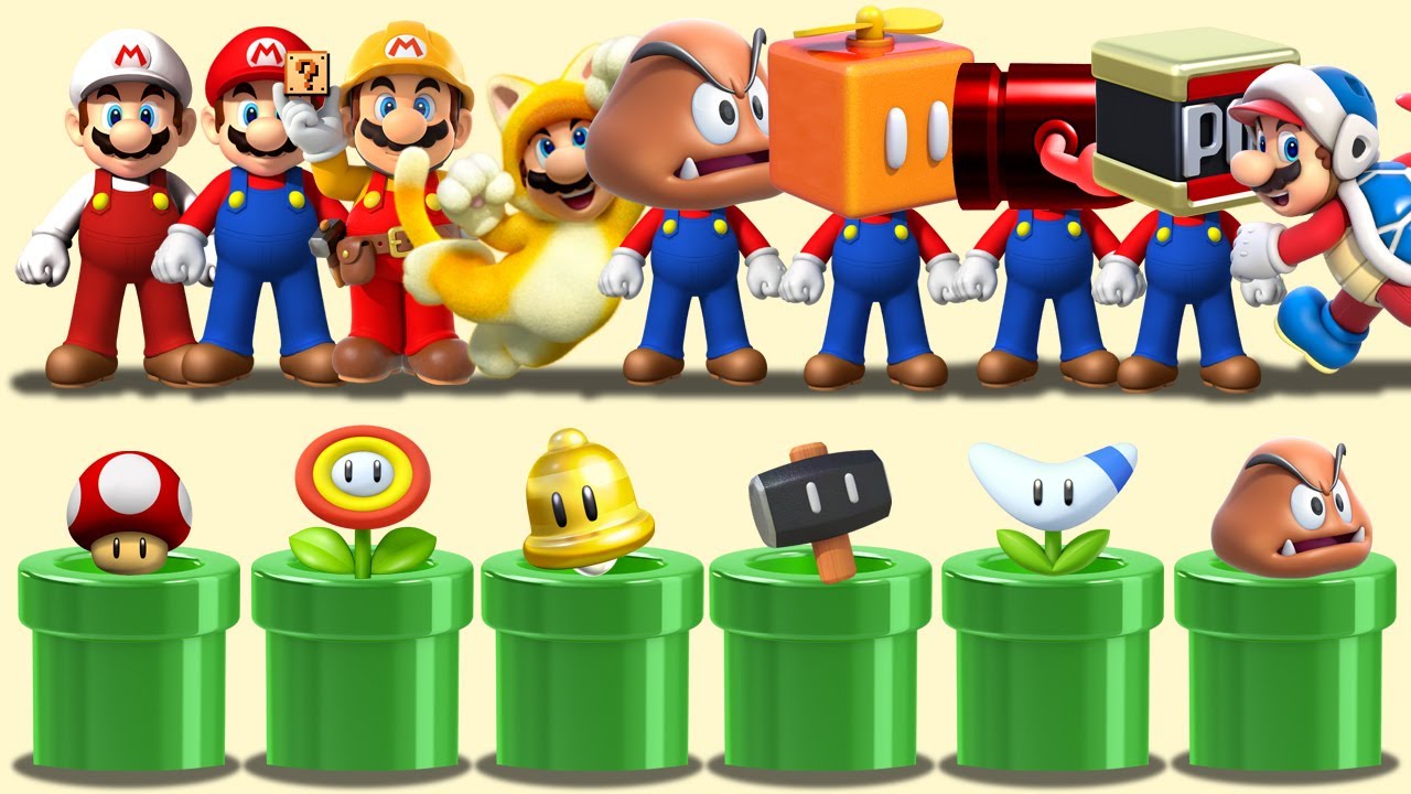 Super Mario Maker 2 Todos Los Poderes Super Mario 3D World Incluyendo ...