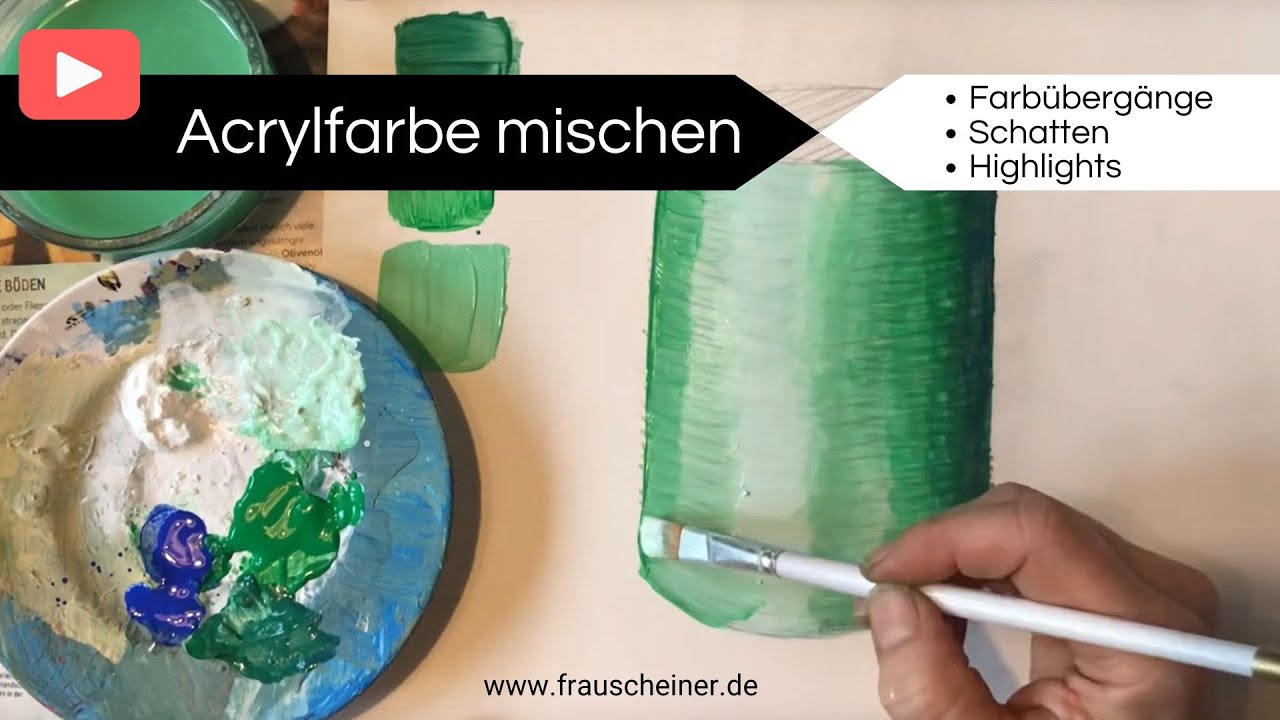 Acrylfarbe Mit Backpulver Mischen