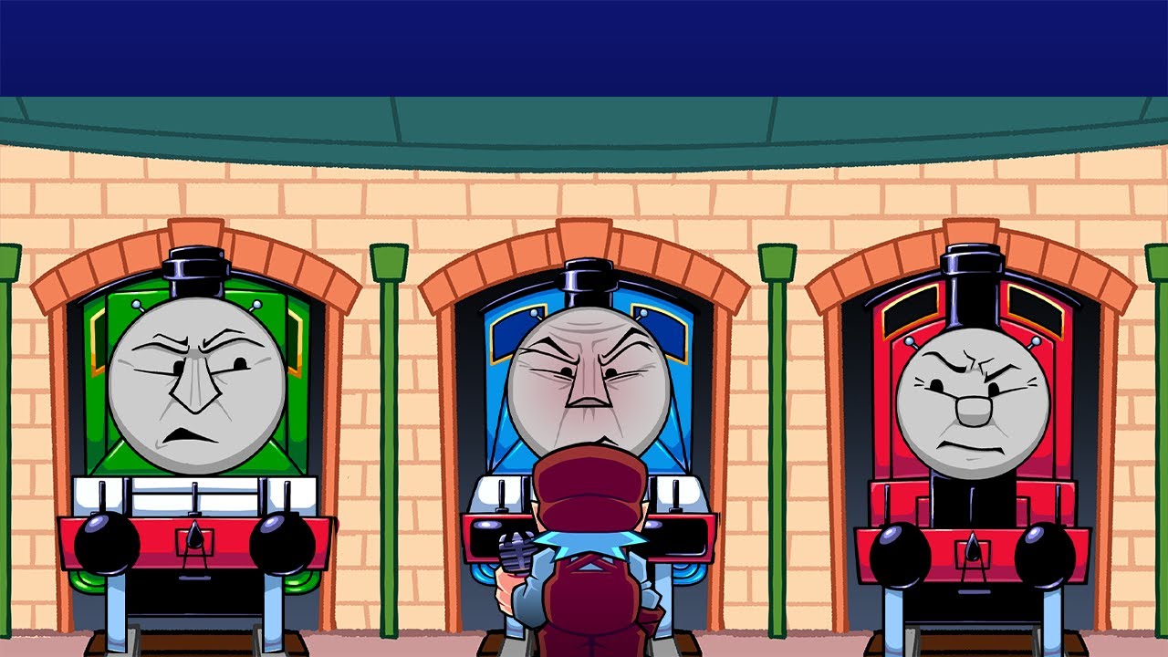 FNF: BIG ENGINE BRAWL - Indignation Song - Friday Night Funkin (Fnf mod ...