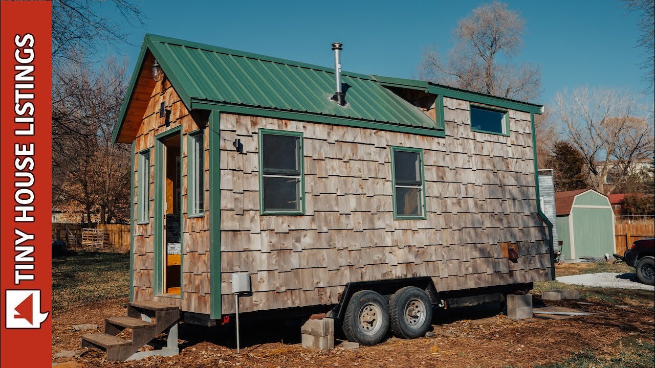 Carpenter Builds Beautiful Off-Grid Tiny House Cabin - YouTube