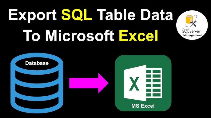 Export Sql Server Tables To Excel Export Sql Server Tables To Excel