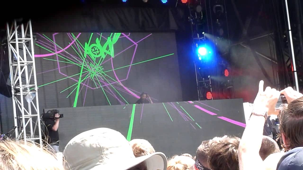 Steve Aoki Live Firefly Music Festival Dover The Woodlands DE June 21 ...