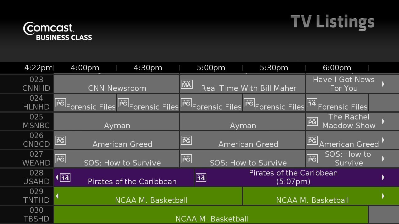 Comcast Business TV Listings Channel: Comfort Inn, Troutdale, OR - YouTube