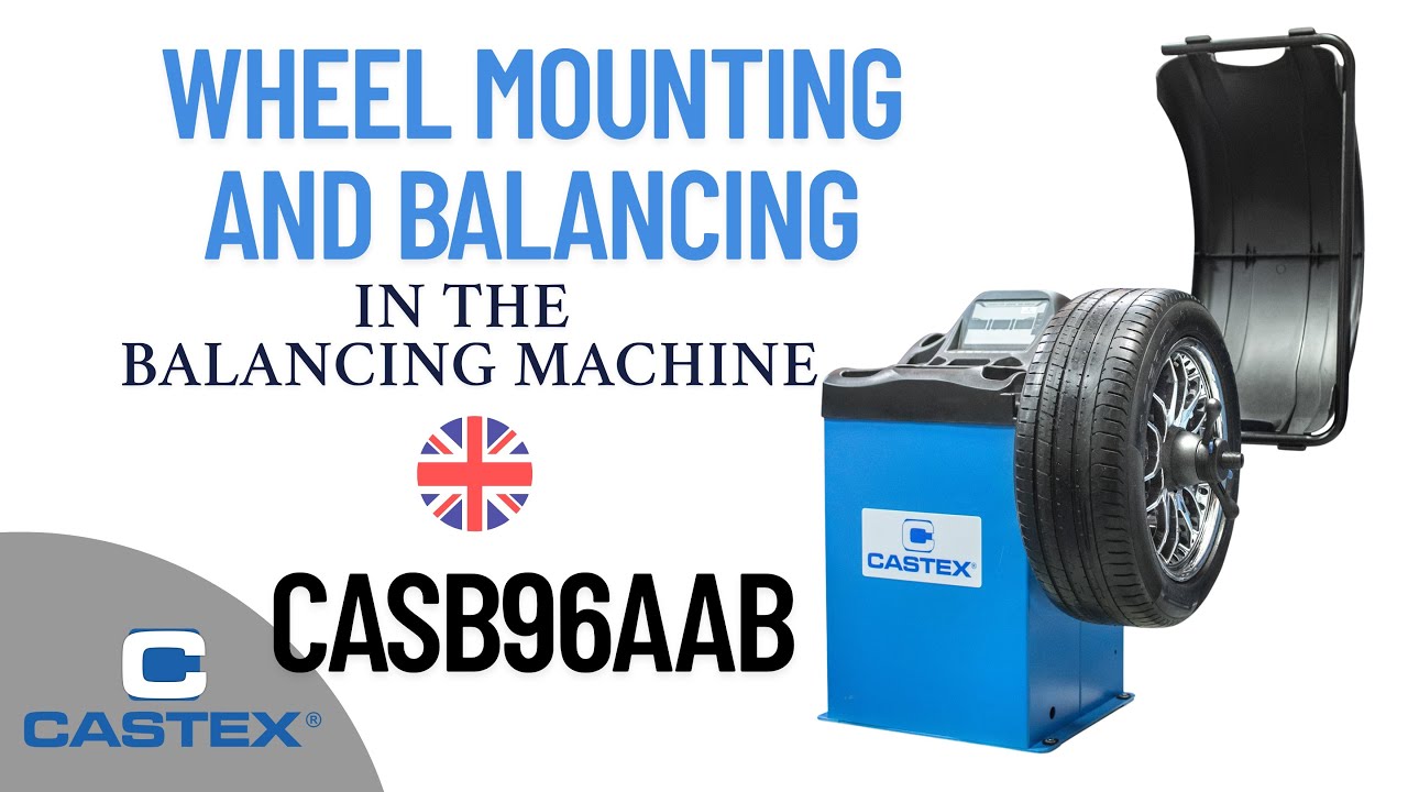 Wheel mounting and balancing in balncing machine CASB96AAB - YouTube