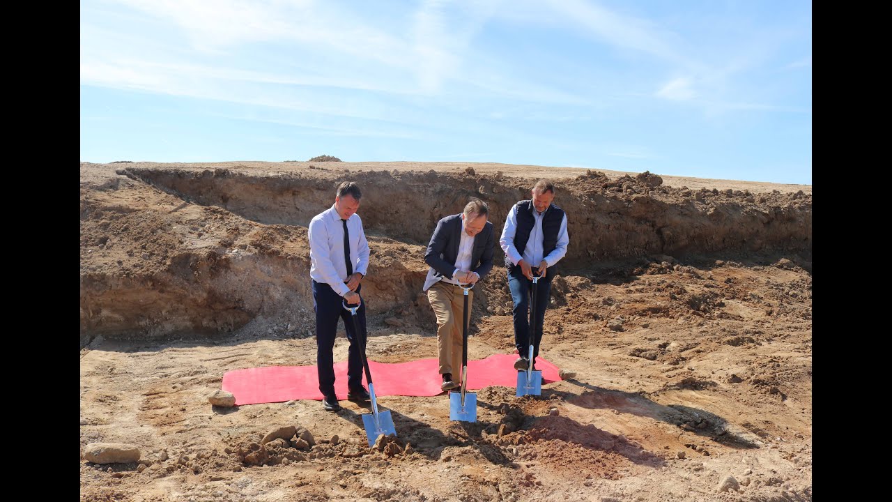 NOVENCO Building & Industry - the first sod for the new factory - YouTube