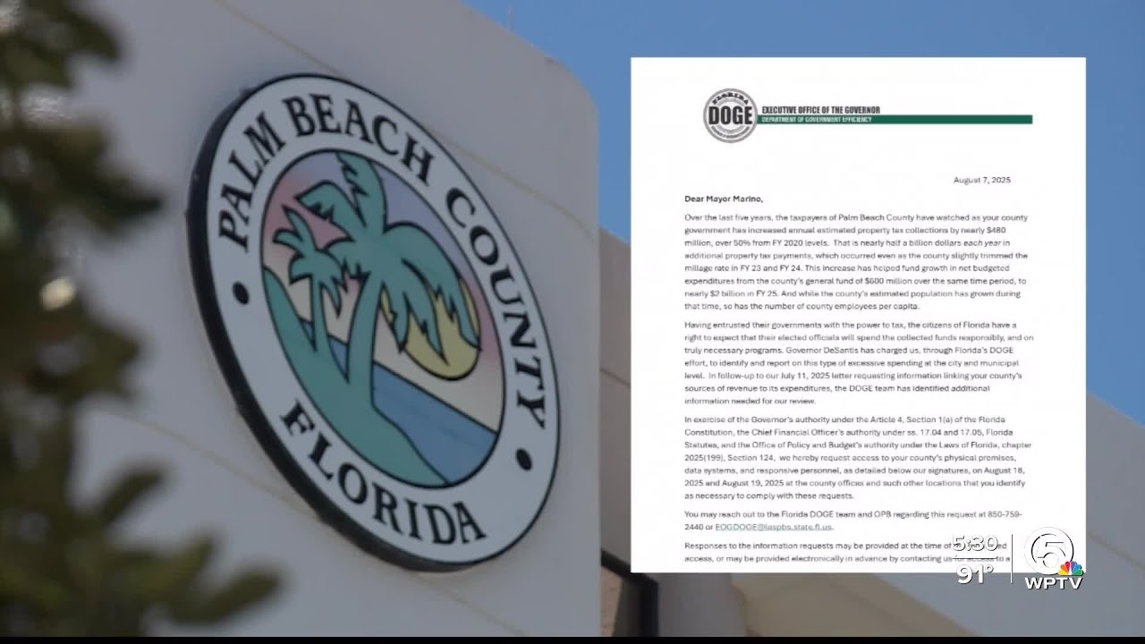 Florida DOGE audits Palm Beach County, targeting DEI and green ...