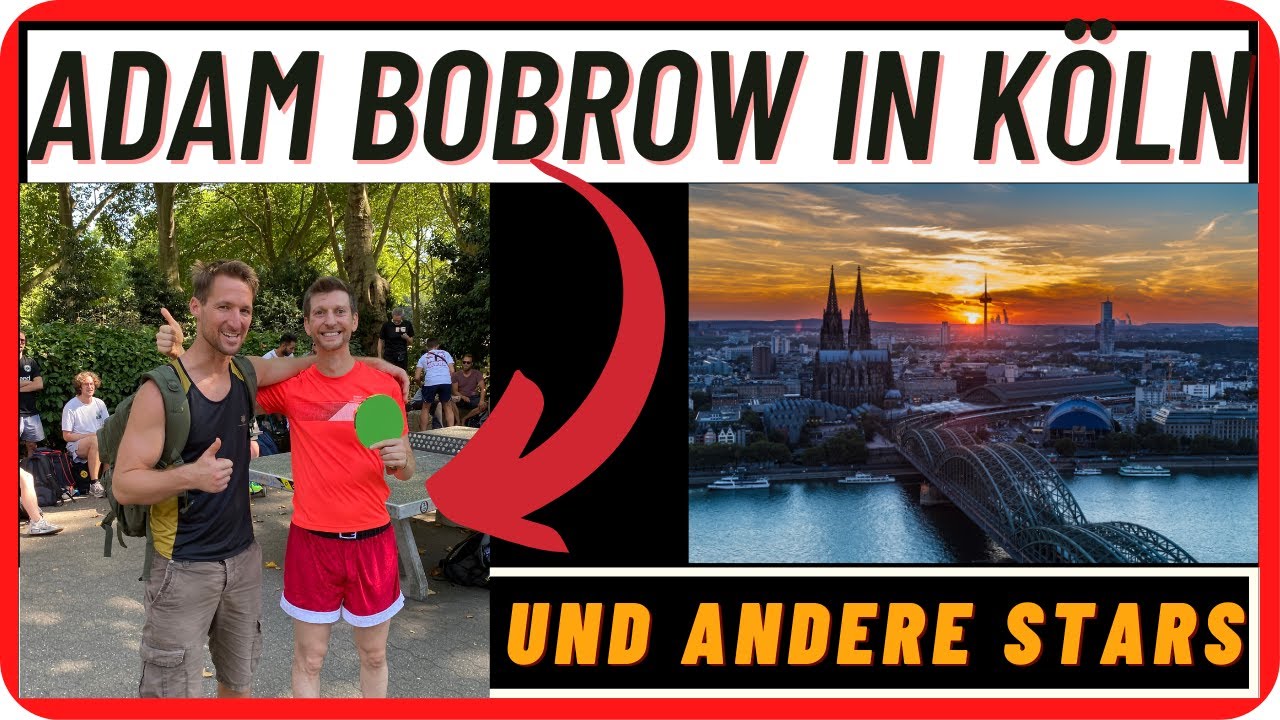 Tischtennis 🏓 Adam Bobrow in Köln 😍 @AdamBobrow - YouTube