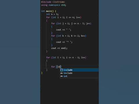 Diamond Shaped Pattern | Pattern in C++ | ASMR #coding #typingasmr #programming #asmr #leetcode ...